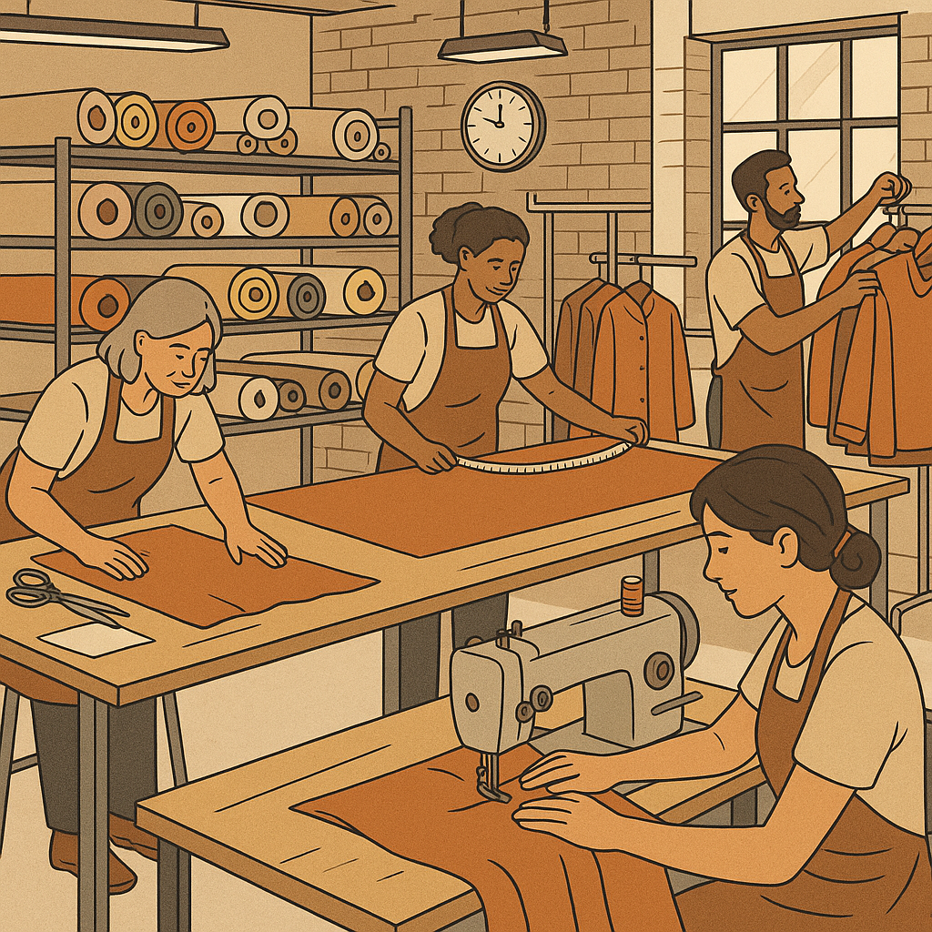 Comment fonctionne une production textile en atelier ? (guide 2025 ...